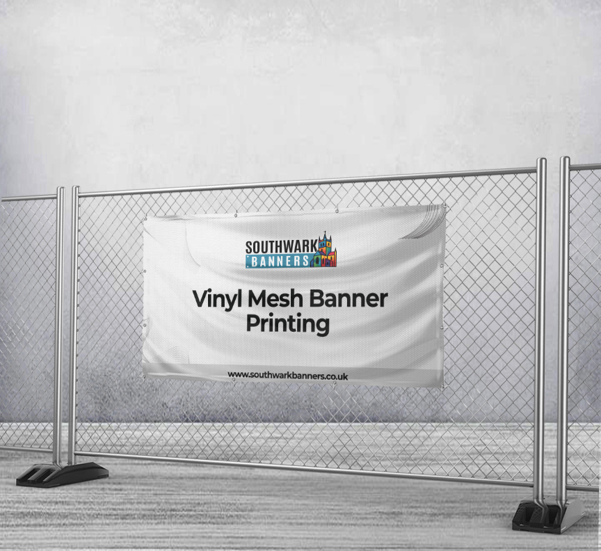 Vinyl Mesh Banner Printing Same Day & Next Day Printing Southwark